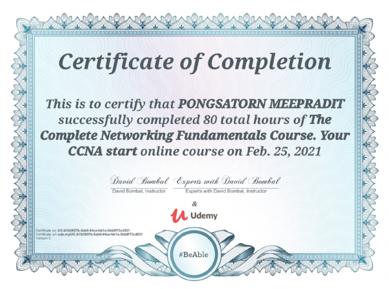 Complete Ccna Course David Bombal | PDF