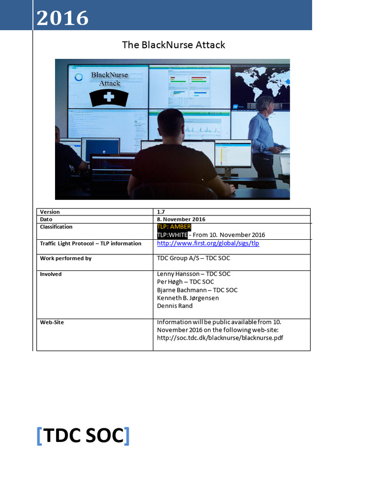 blacknurse | PDF | Denial Of Service Attack | Security Engineering
