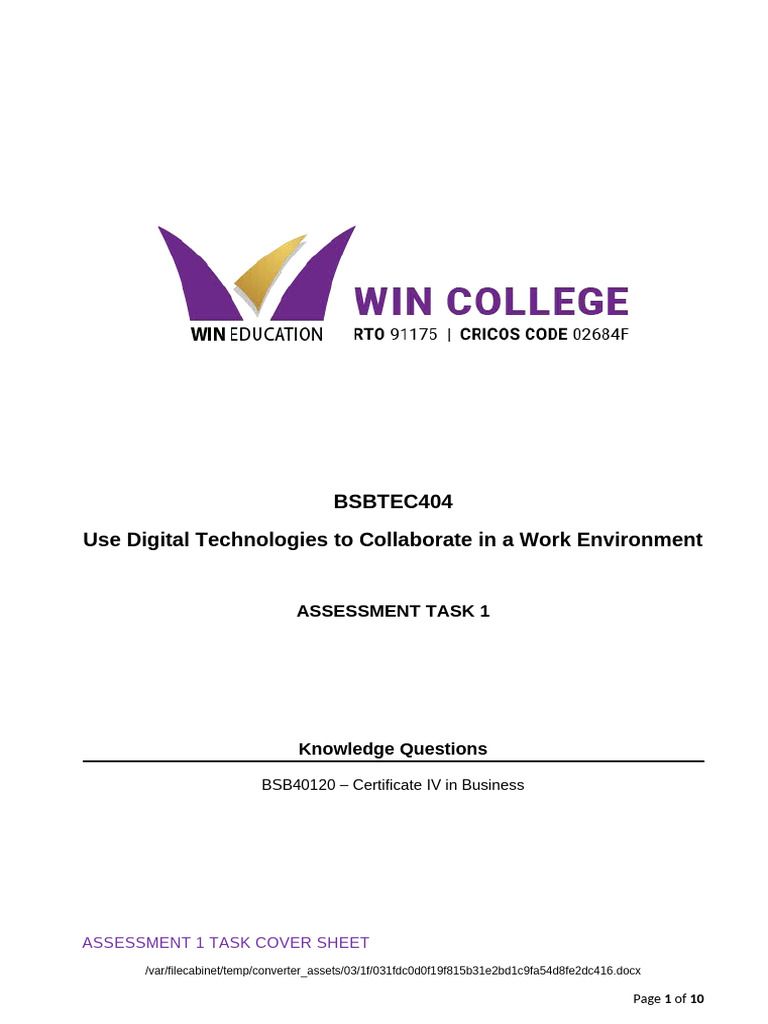 BSBTEC404 A1 Munkhzul Batbold | PDF | Information Security | Information