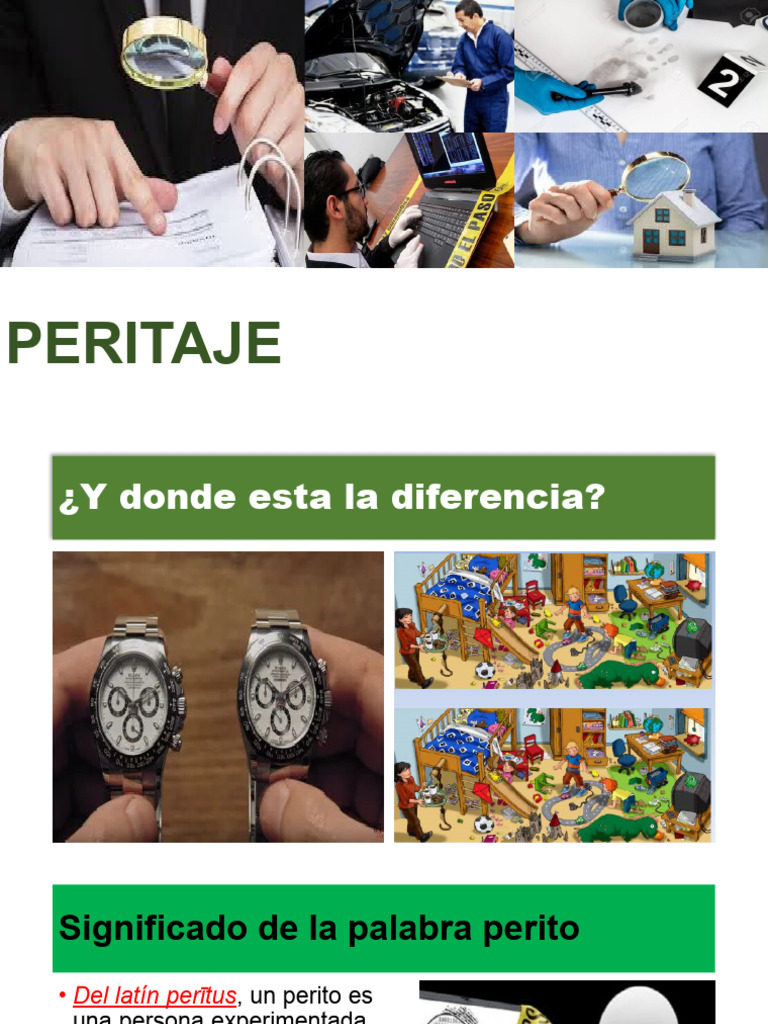 PERITAJE | PDF | Testigo experto | Ciencia forense