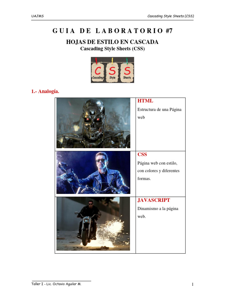 guia7 | PDF | Consorcio Mundial de la red | ciberespacio