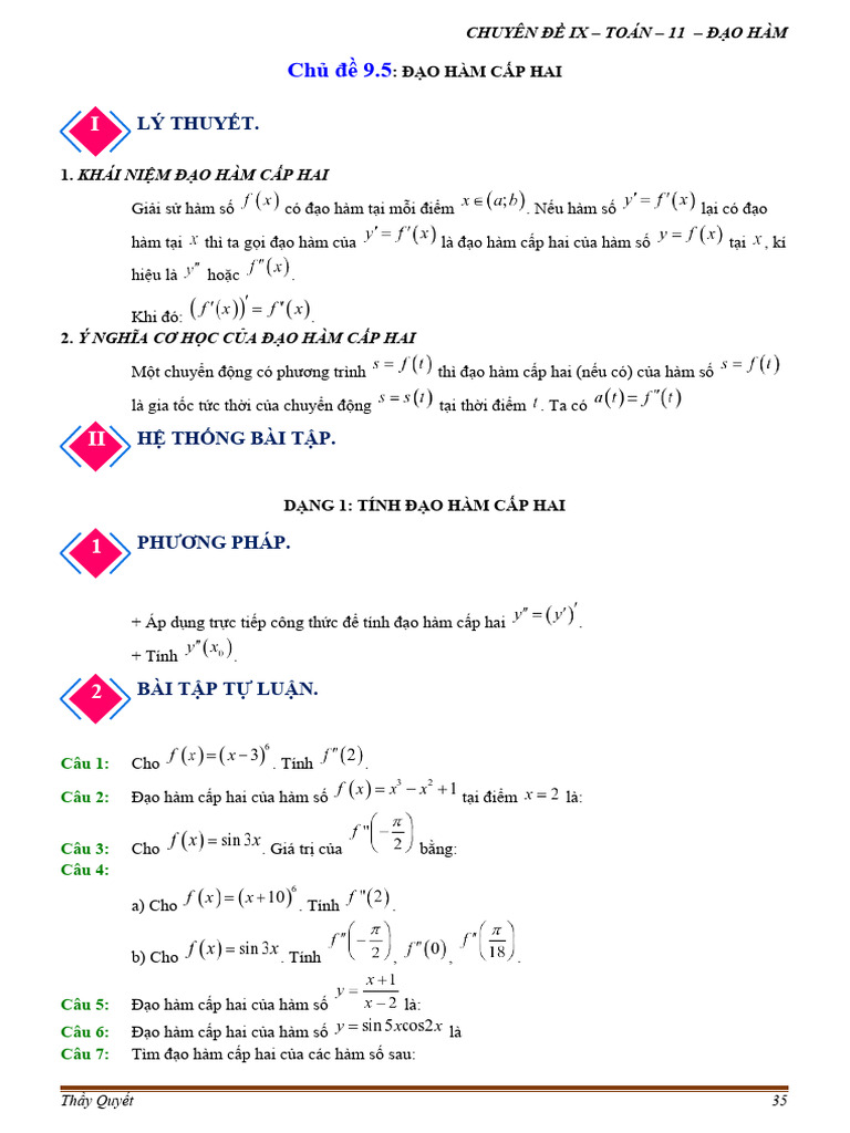Toan-11 C9 B33.2 Dao-Ham-Cap-Hai Tuluan de | PDF