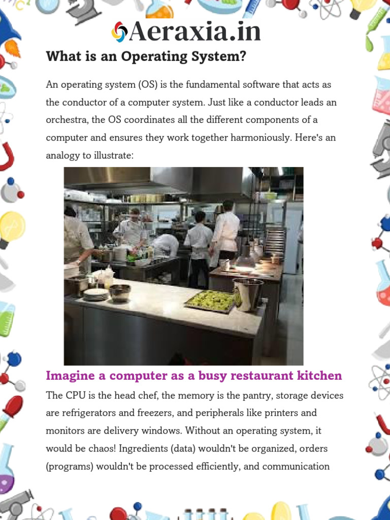 Operating System Overview Module 1-Aeraxia - in | PDF | Operating System | Programming