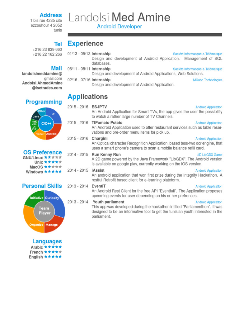 CV PDF | PDF | Android (Operating System) | Application Software CV PDF | PDF | Android (Operating System) | Application Software