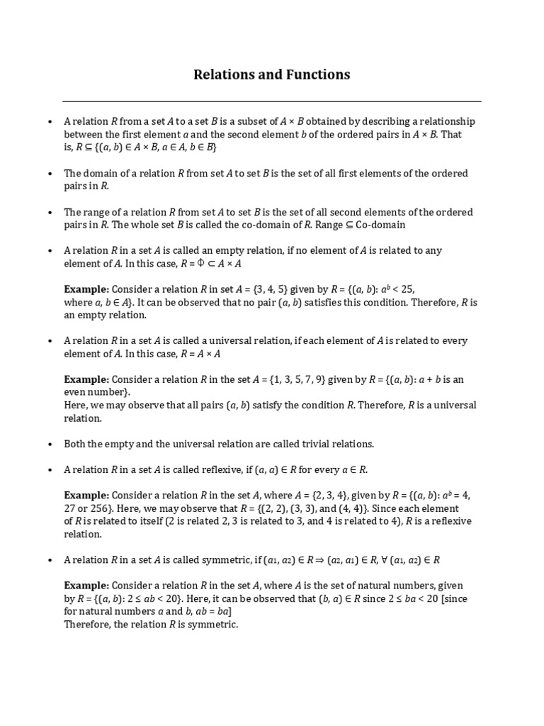 Maths 1 Pdf Function Mathematics Element Mathematics