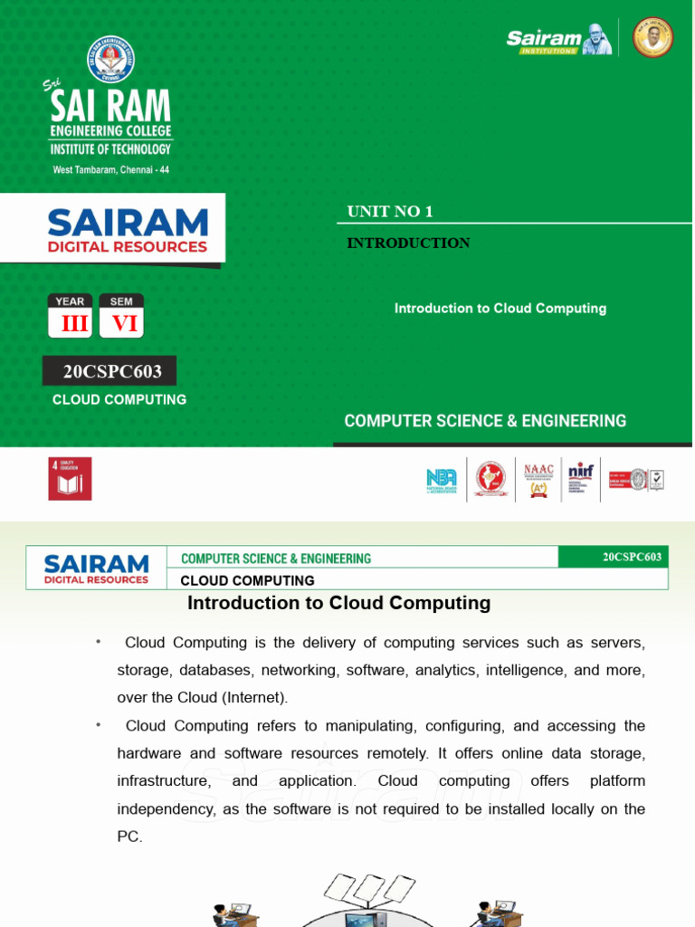 1 1 Introduction To Cloud Computing Pdf Cloud Computing Computing