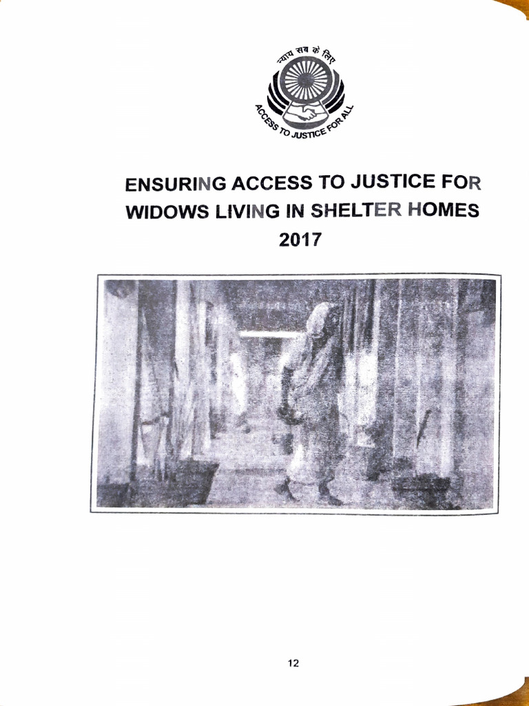 Justice Access for Widows in Shelters | PDF | Common Law | Public Law