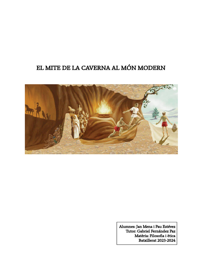 TR23 - El Mite de La Caverna Al Món Modern - Jan I Pau | PDF