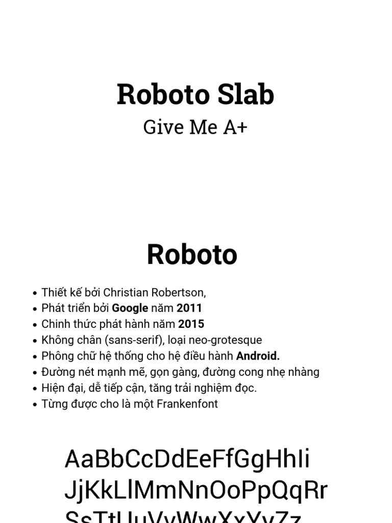 Roboto Slab | PDF