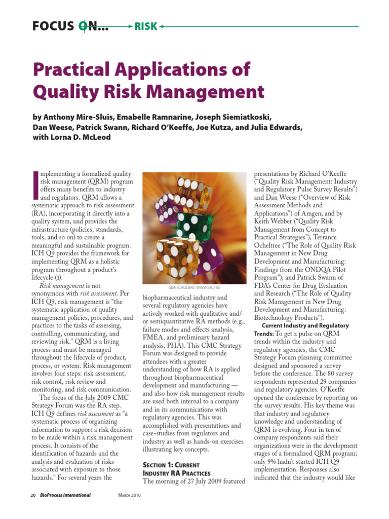 Practical Applications of QRM | PDF | Risk | Risk Management