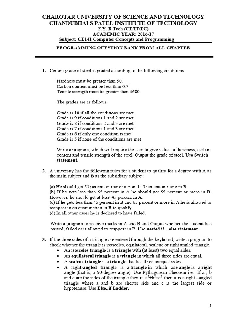 Programming Assignment From Chapter 1 To 6 Pdf Triangle Euclidean Plane Geometry