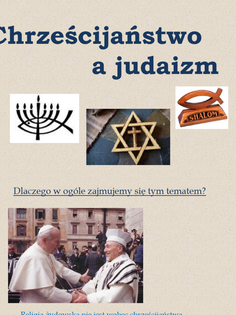 Chrze Cija Stwo A Judaizm-1 | PDF