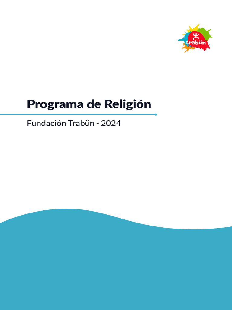 Programa Religión Trabün 2024 | PDF | Jesús | Aprendizaje