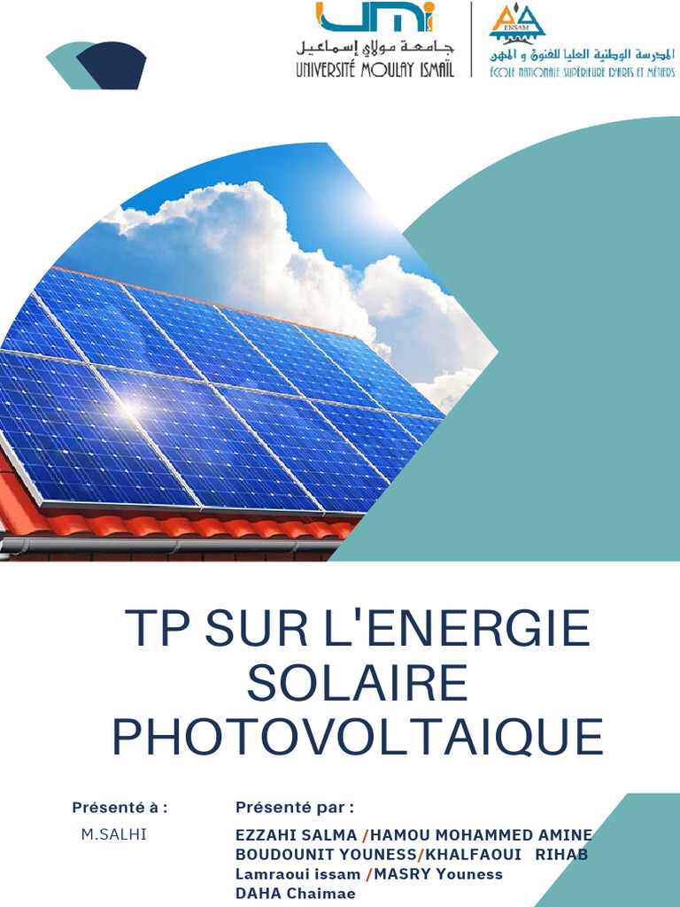 Energie Solaire Merged | PDF | Énergie solaire photovoltaïque | Cellule photovoltaïque