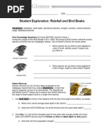 Beaks of Finches Lab Activity Guide | PDF | Ecological Niche | Birds