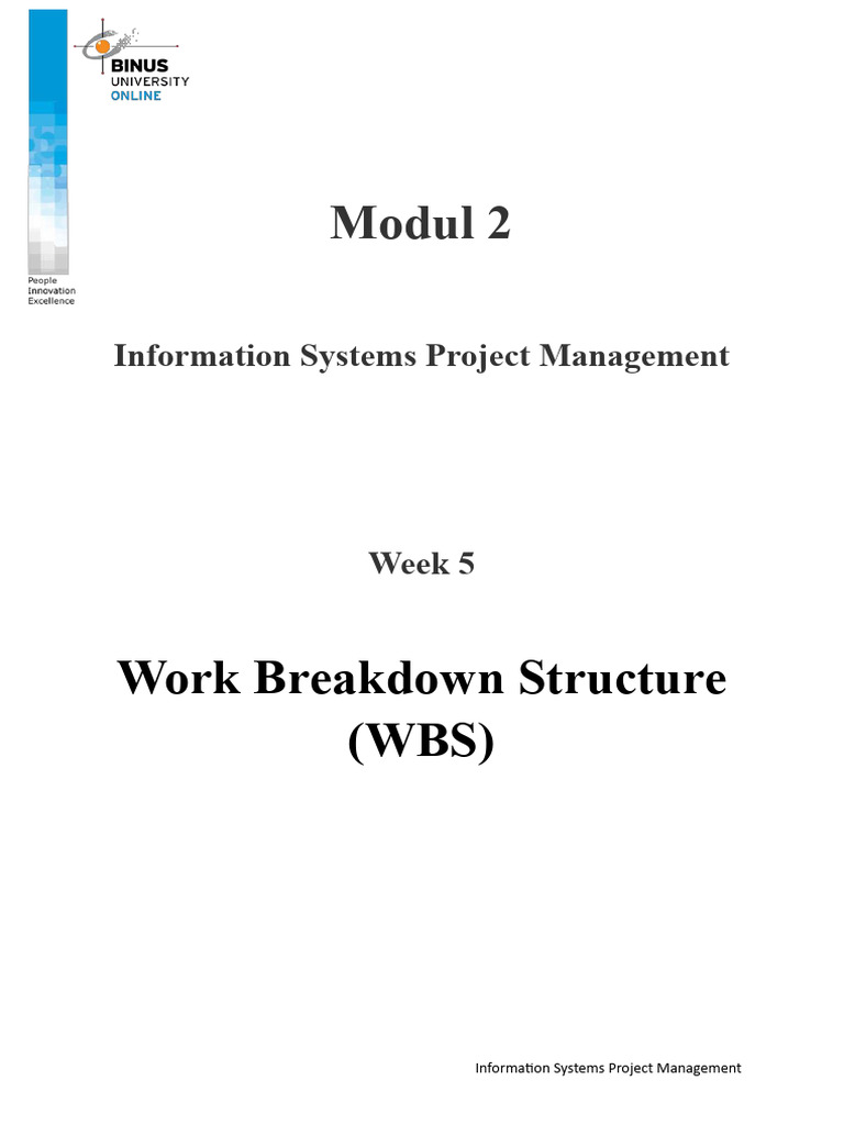 Week 5-Modul WBS | PDF
