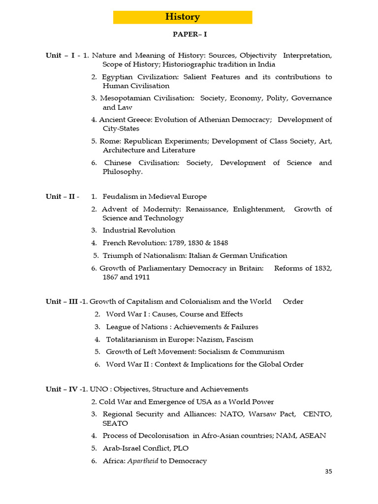 Exam-Syllabus-OPSC-Junior-Lecturer-History | PDF