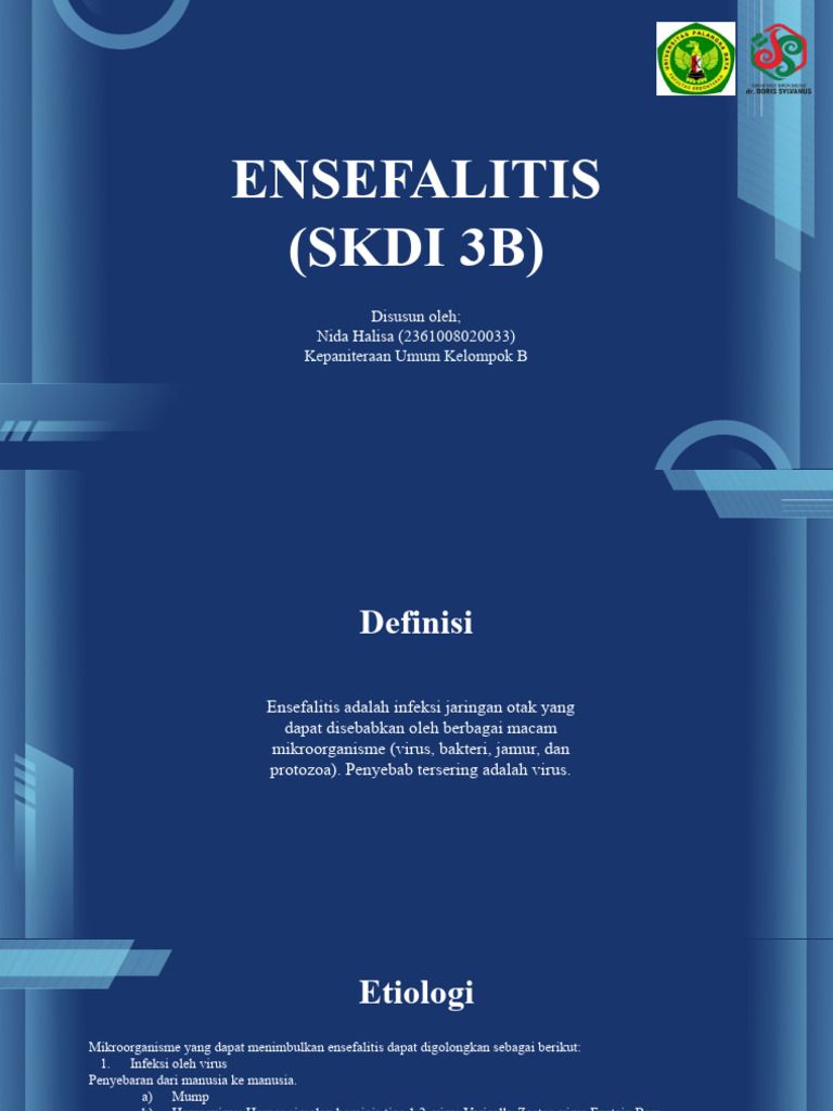 Nida Halisa - Ensefalitis 3B | PDF