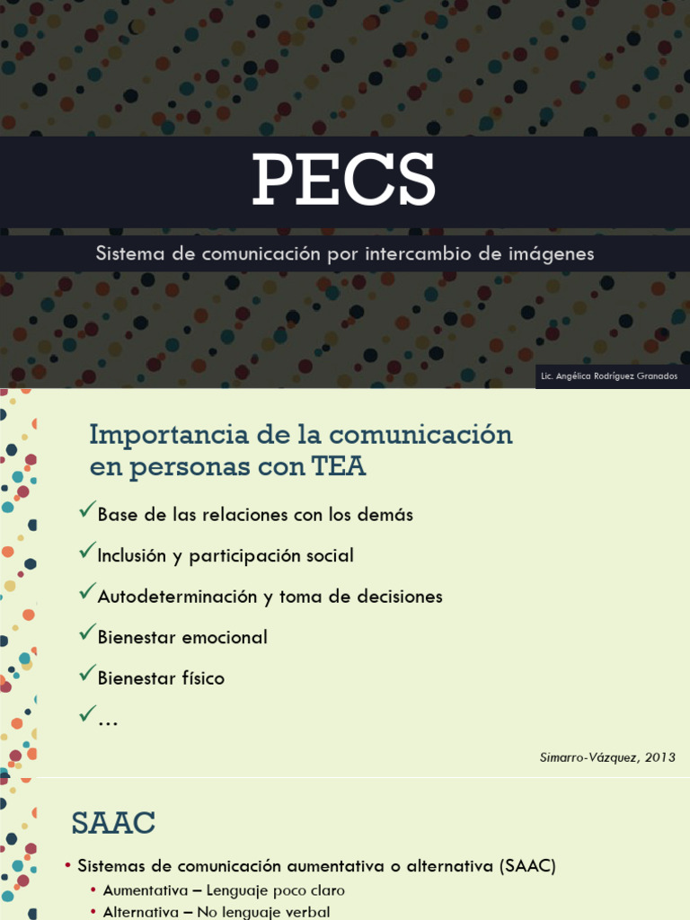 PECS - F1 | PDF | Comunicación | Espectro autista