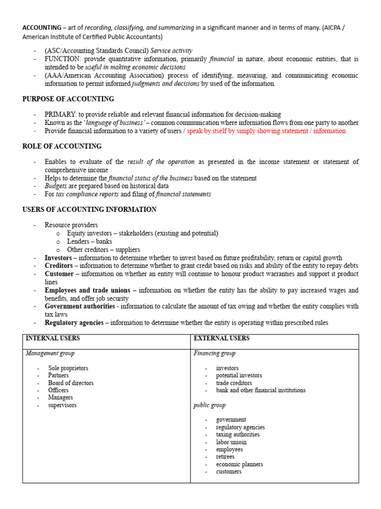 Accounting - Done | PDF | Debits And Credits | Expense