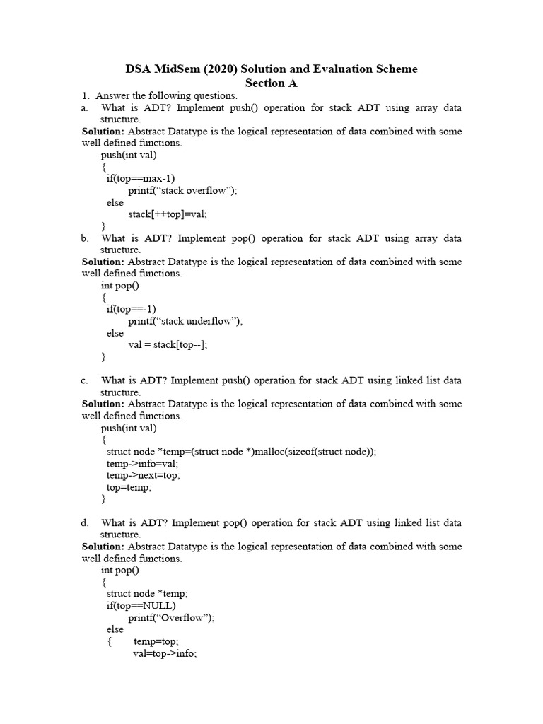 2020 SOLUTION | PDF | Matrix (Mathematics) | Computing