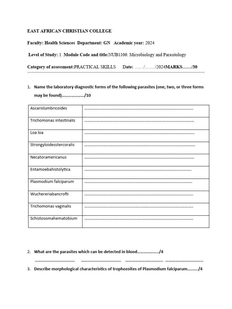 PRACTICAL ASSIGNMENT 1 | PDF | Gram Positive Bacteria | Plasmodium