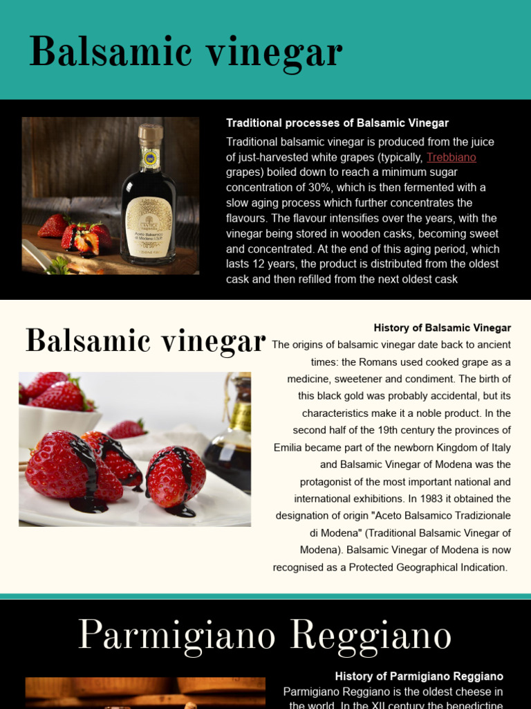 Balsamic Vinegar | PDF | Fermented Foods | Vinegar