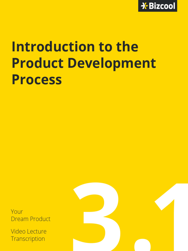 Product Development Process | PDF