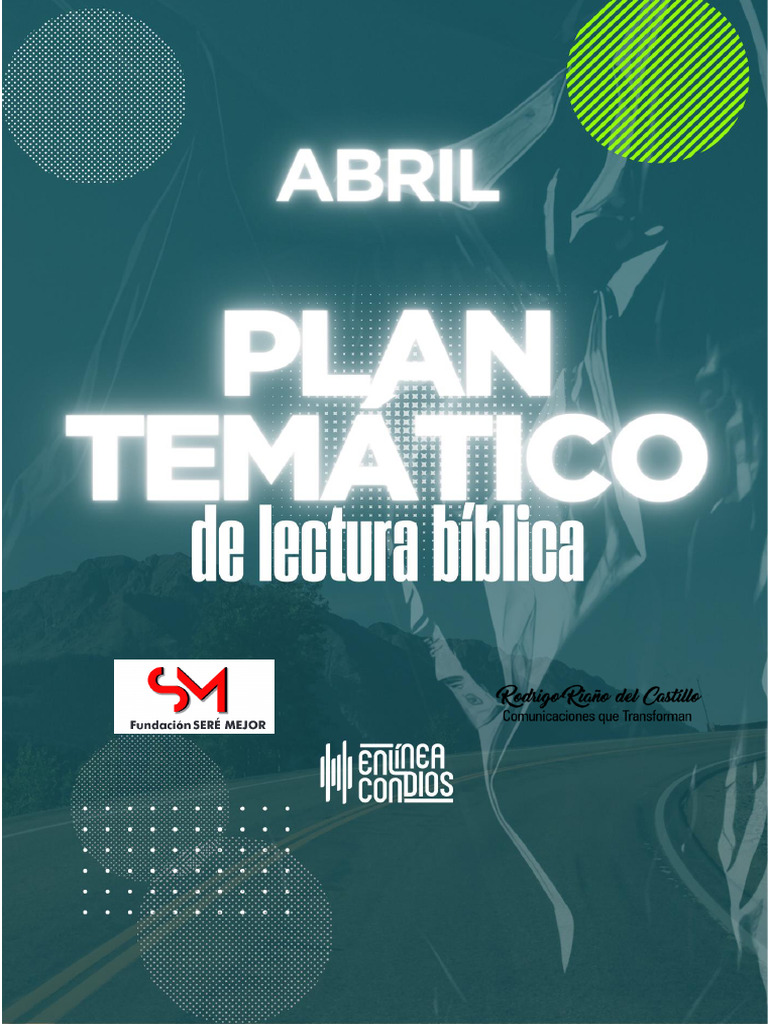 Plan Tematico Abril | PDF | Milagro | Fe