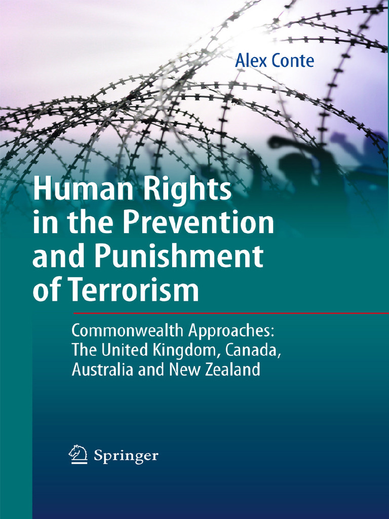 Alex Conte Human Rights in The Prevention and Punishment of Terrorism ...