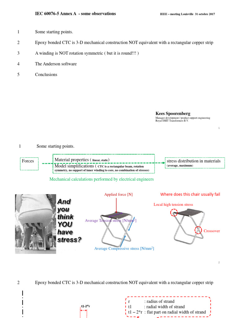 IEC 60076-5 Annex A - Some Observations: IEEE - Meeting Louisville 31 ...