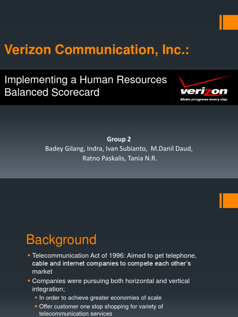 Verizon Communication, Inc | Verizon Communications | Employment