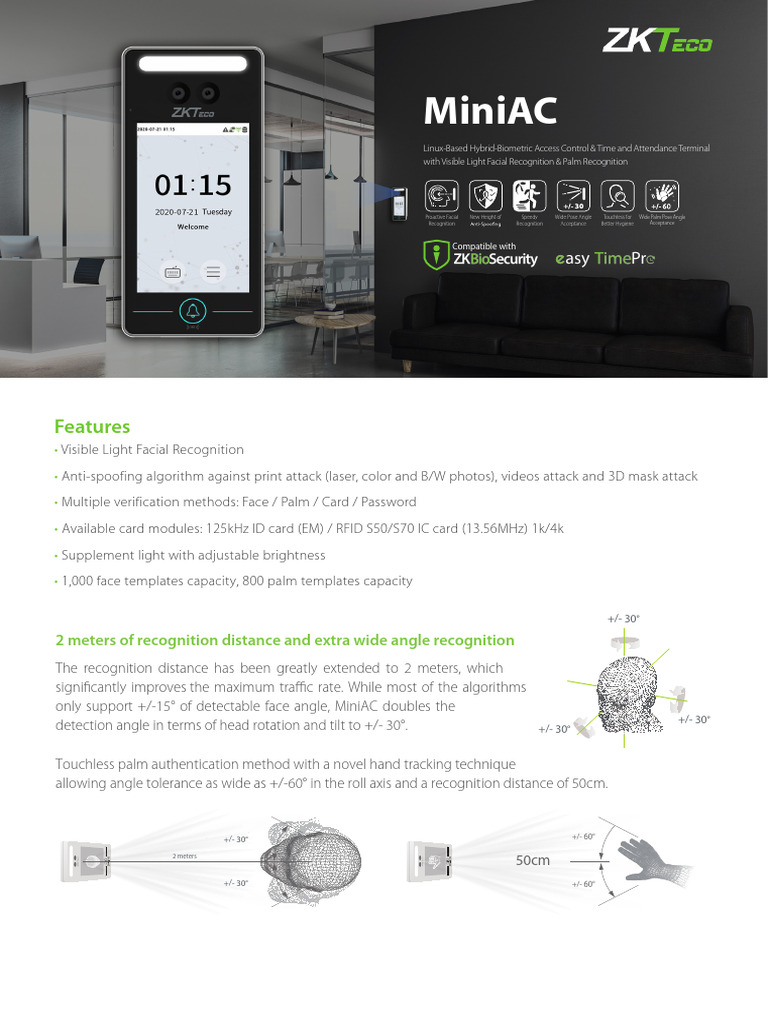 MiniAC Leaflet | PDF | Authentication | Access Control
