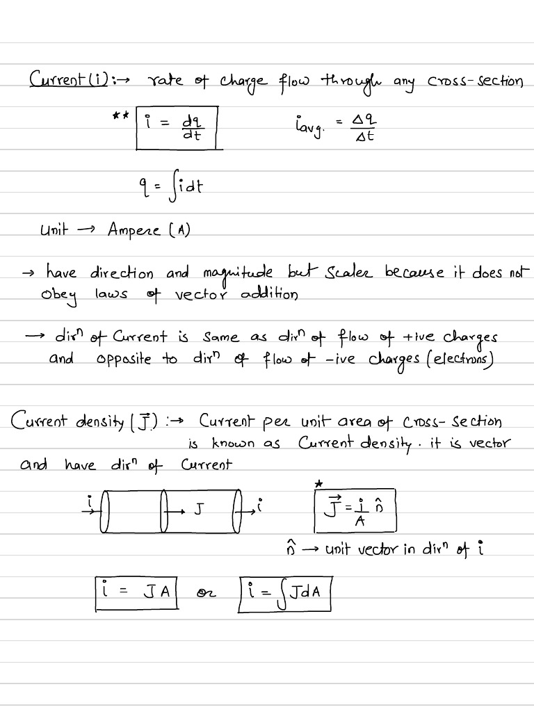 Electric Current | PDF