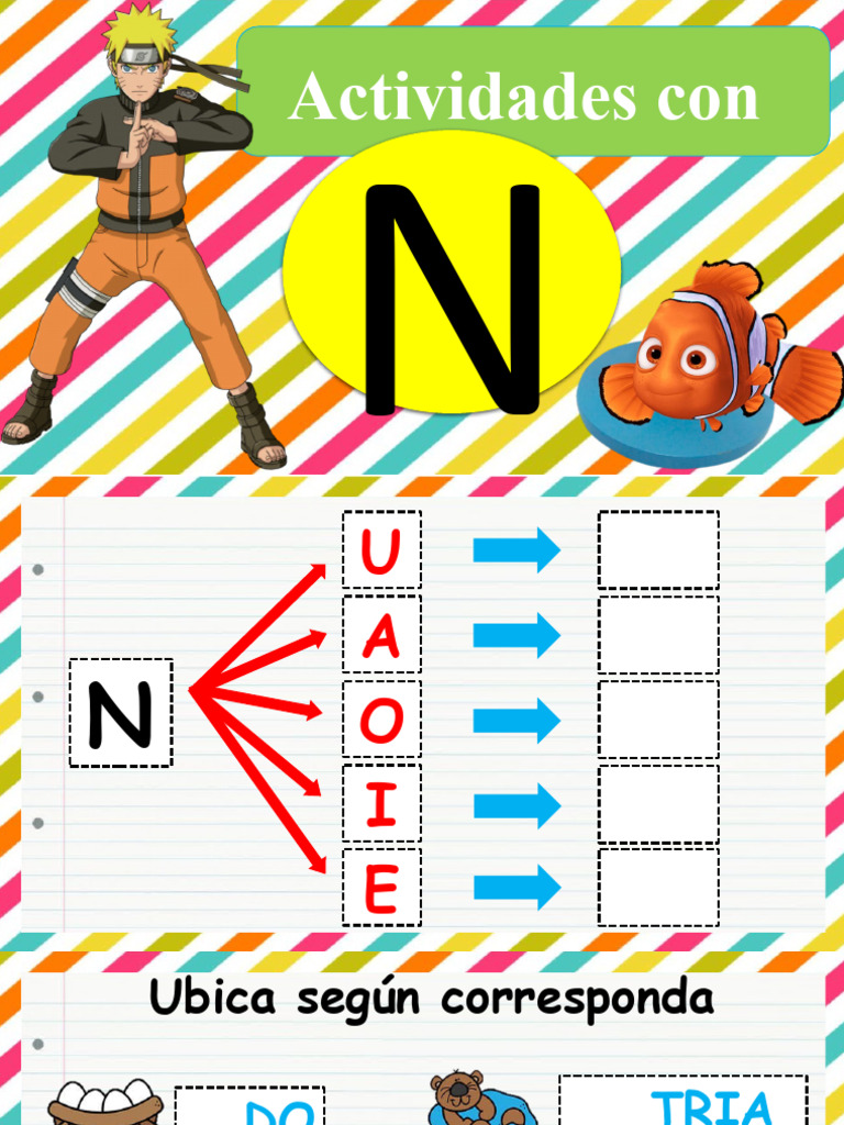 Presentacion PPT Fonema N | PDF