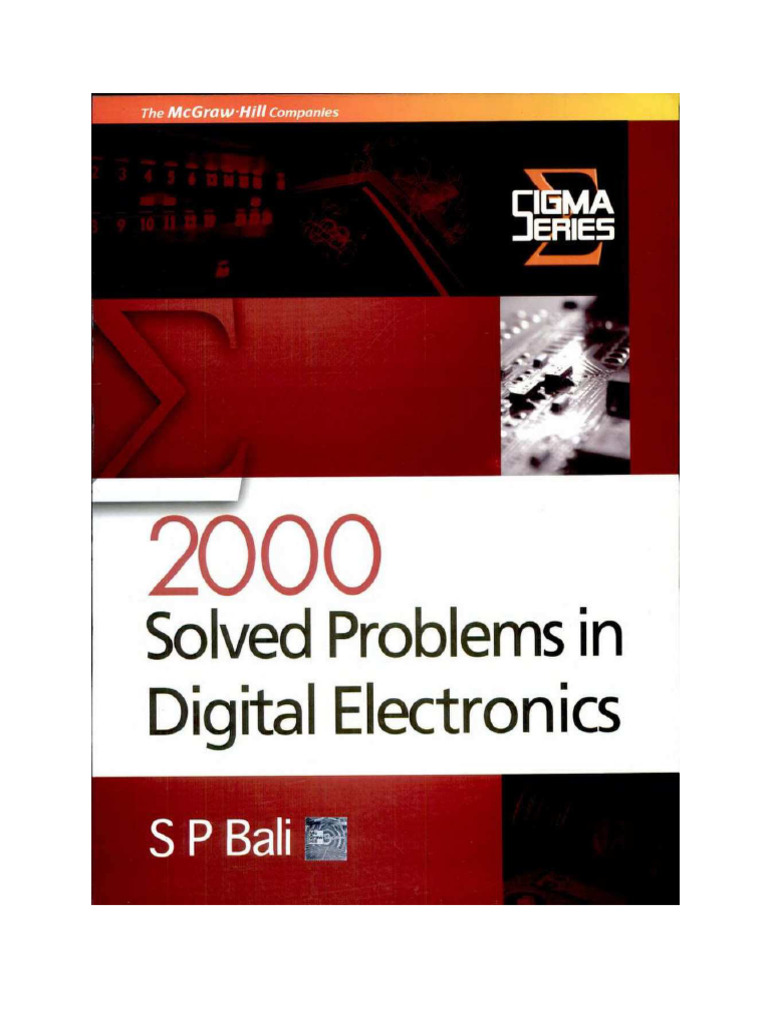 2000 Solved Problems in Digital Electron | PDF