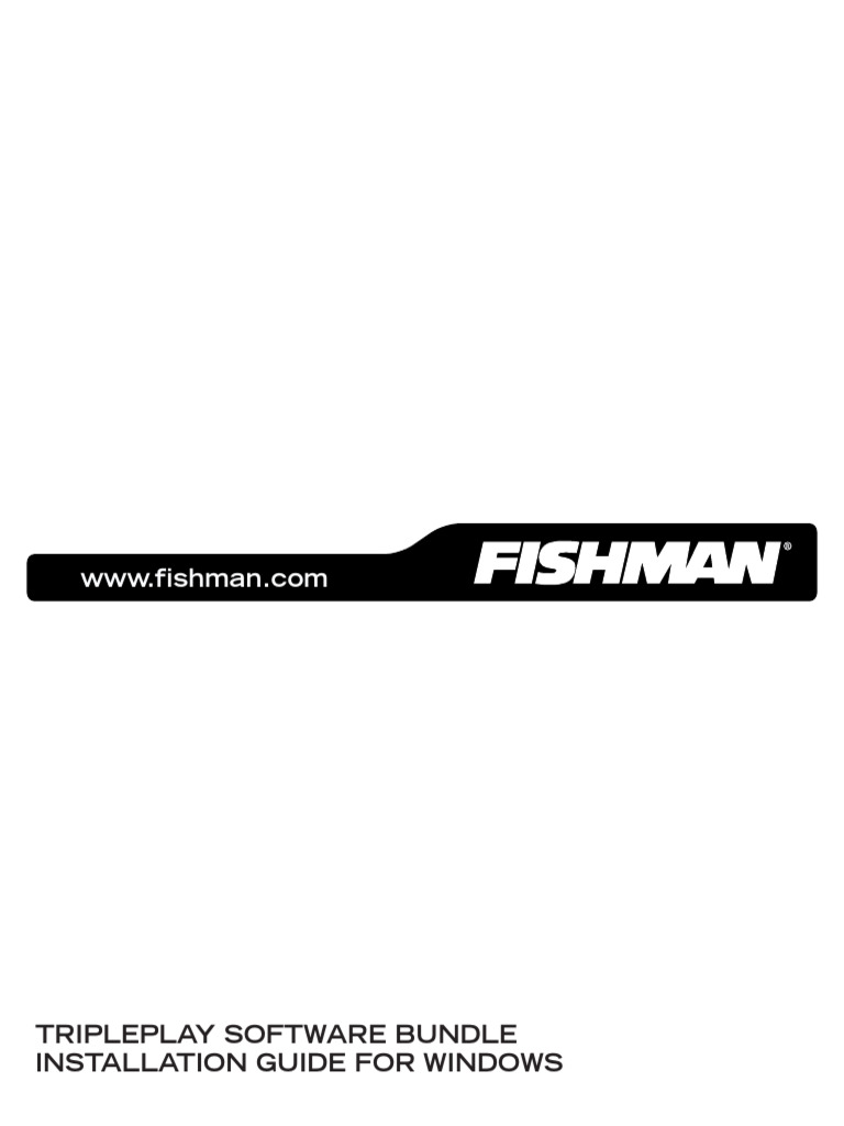 Fishman TriplePlay Installation Guide | PDF | Microsoft Windows ...