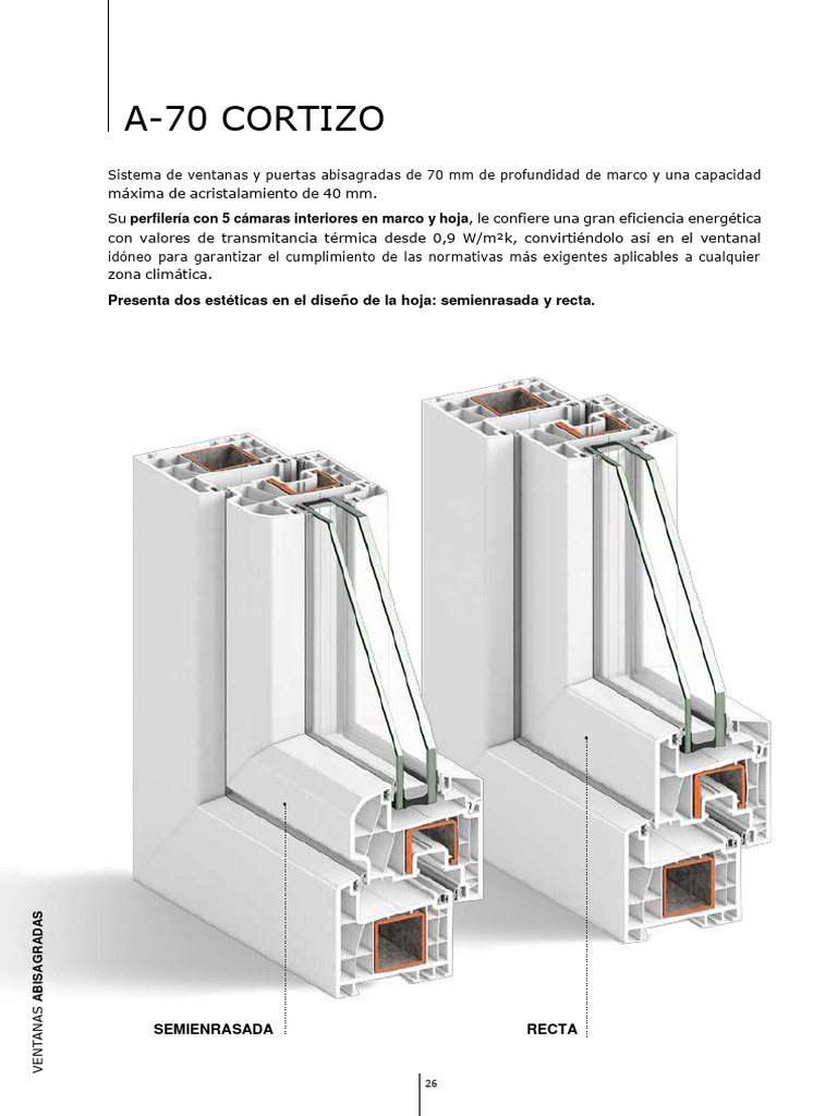 A-70 Cortizo: Presenta Dos Estéticas en El Diseño de La Hoja ...