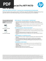 HP Color Laserjet Pro MFP 4303Dw Printer: Data Sheet | PDF | Image ...