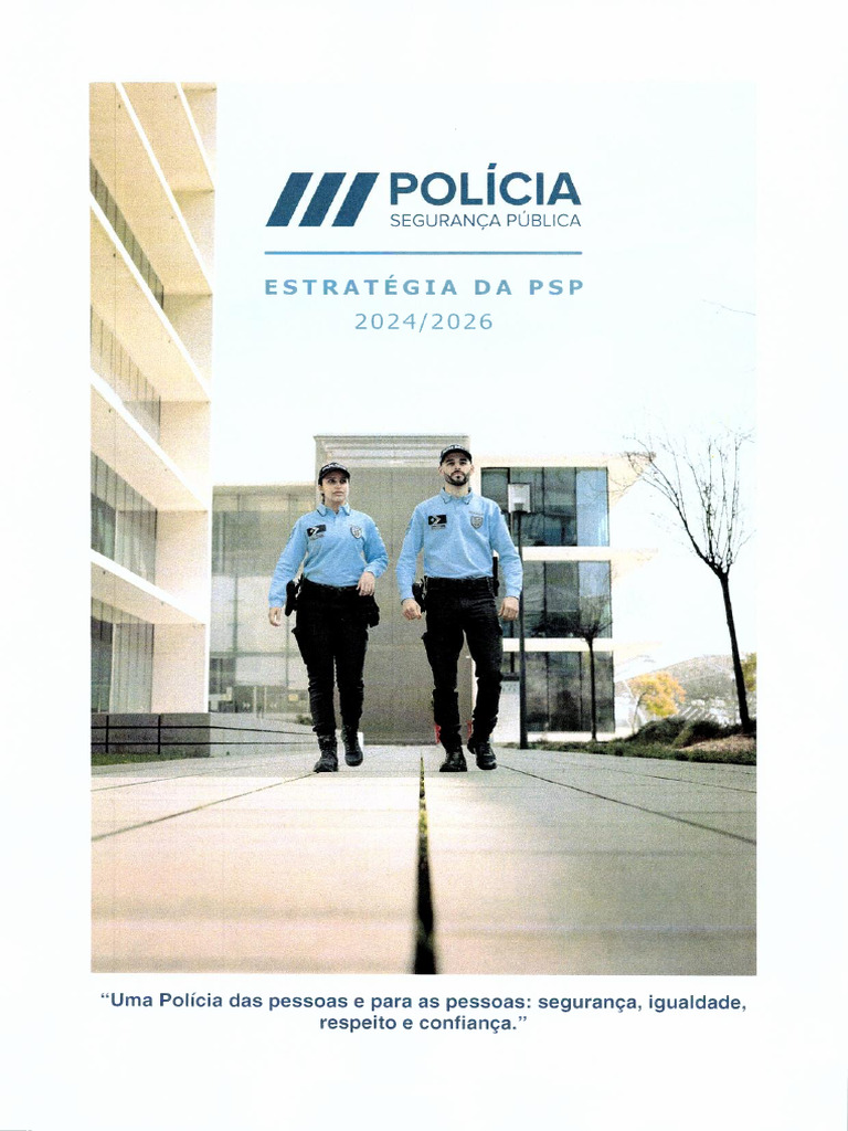 Estratégia Da PSP - 2024-2026 | PDF | Polícia | Desenvolvimento ...