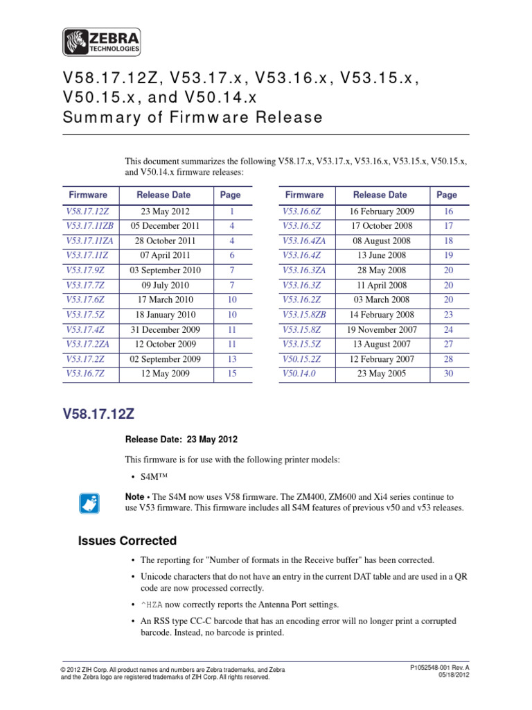 v58!17!12z Releasenotes | PDF | Internet Architecture | Telecommunications