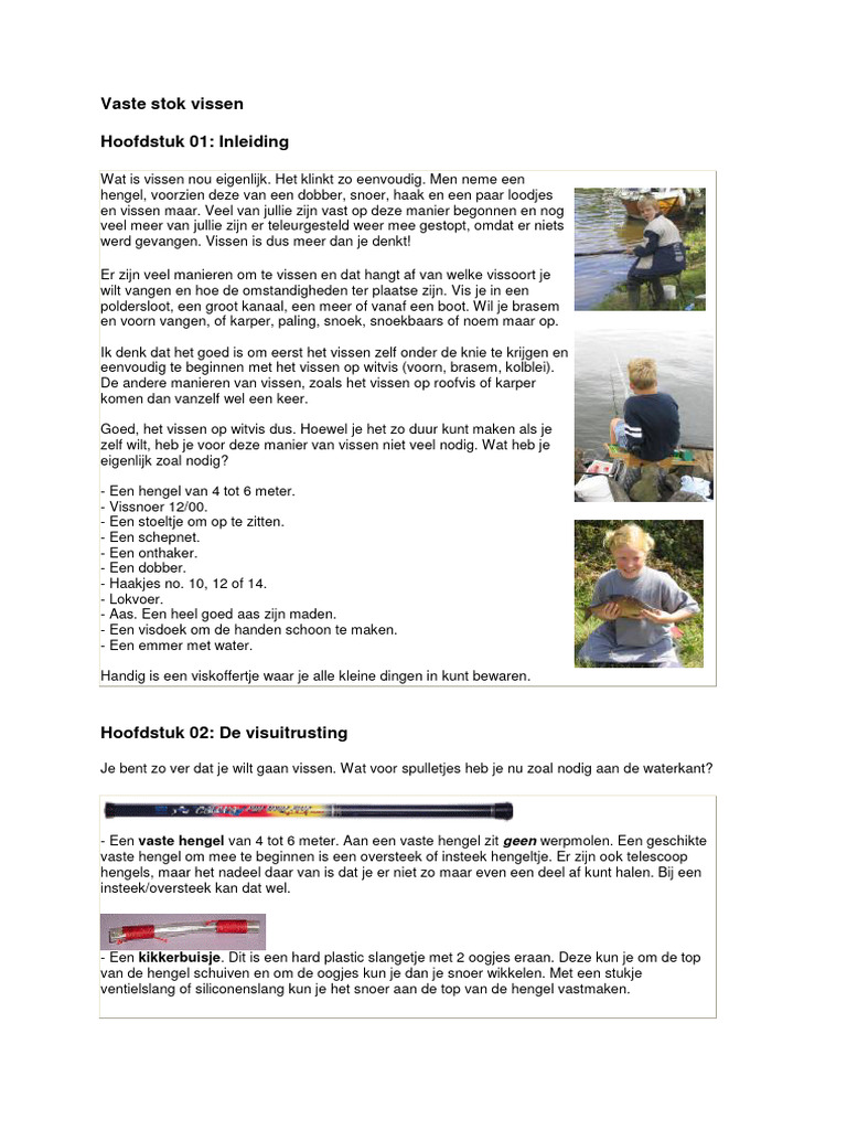 Vaste Stok Vissen | PDF
