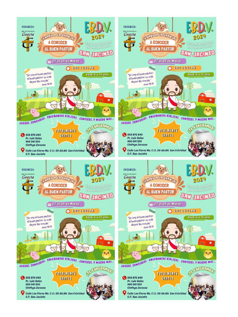 Volantes EBDV SJ | PDF