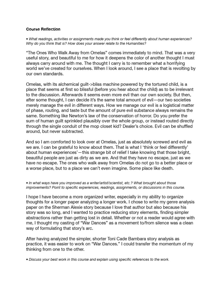 E2610 Portfolio Samples | PDF | Thought | Walt Whitman