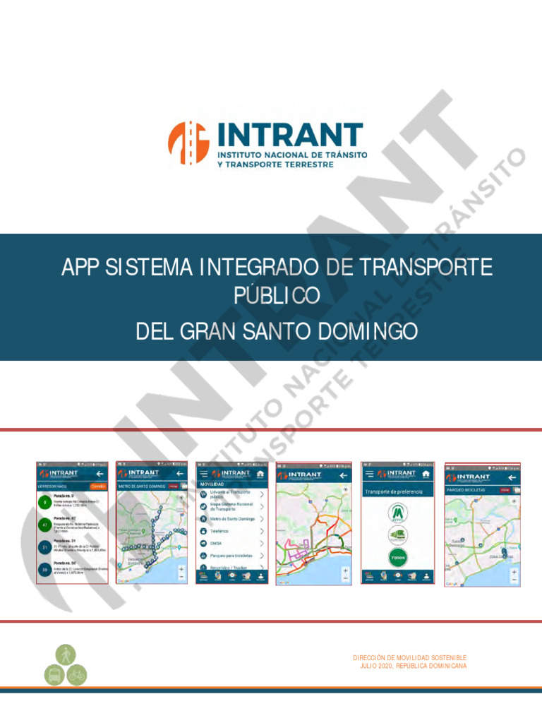 Gran Santo Domingo - APP Sistema Integrado de Transporte Público | PDF ...