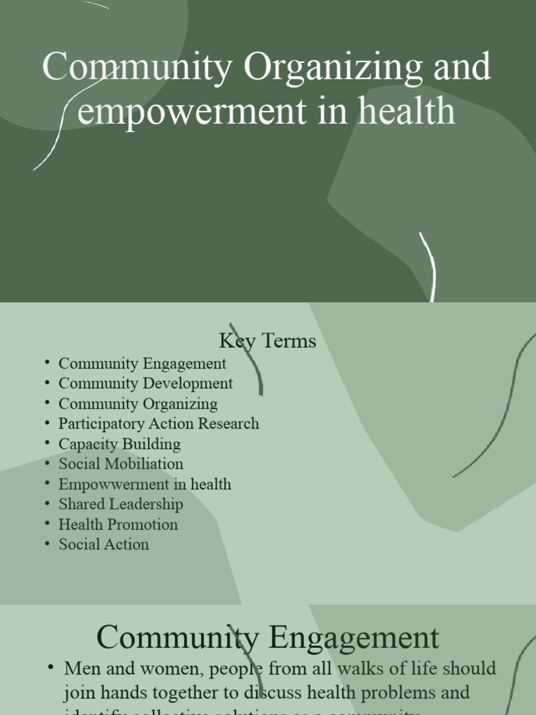 Community Organizing | PDF | Community Organizing | Empowerment