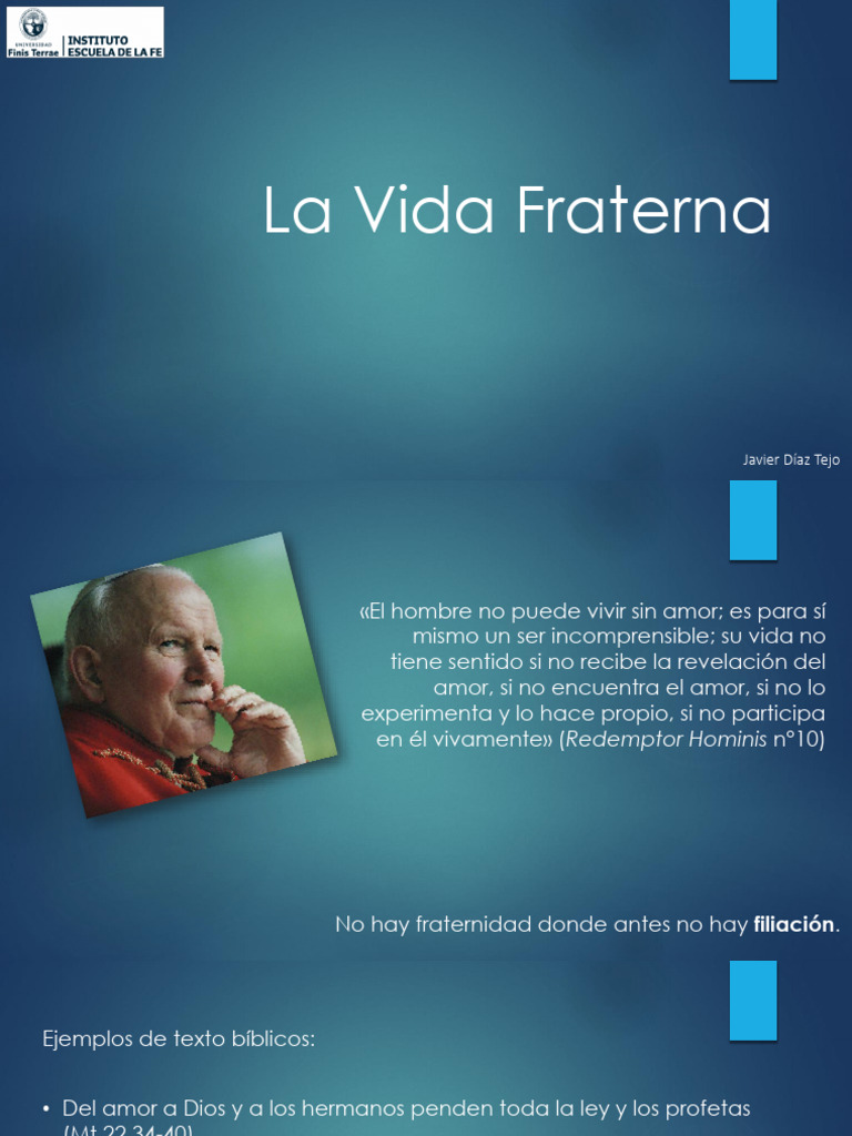 La Vida Fraterna Pdf Eucaristía Iglesia Católica