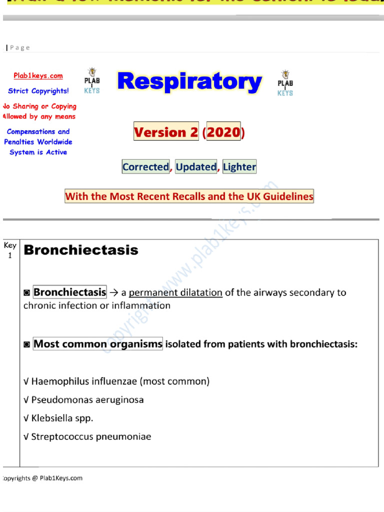 Respiratory | PDF