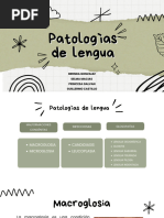 Microglosia y Macroglosia | PDF | Inflamación | Lengua