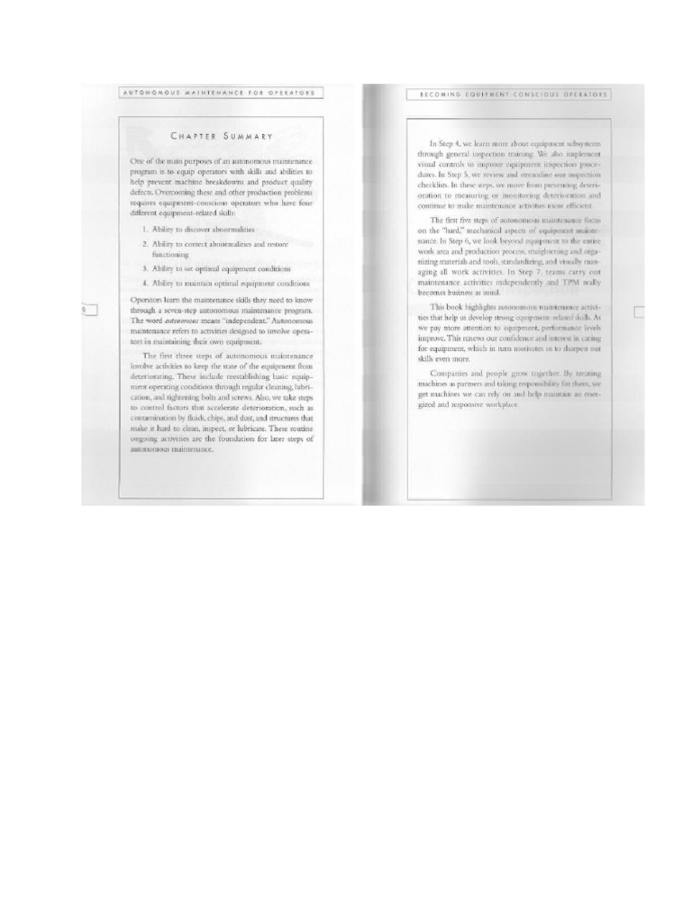 Autonomous Maintenance part 4 | PDF